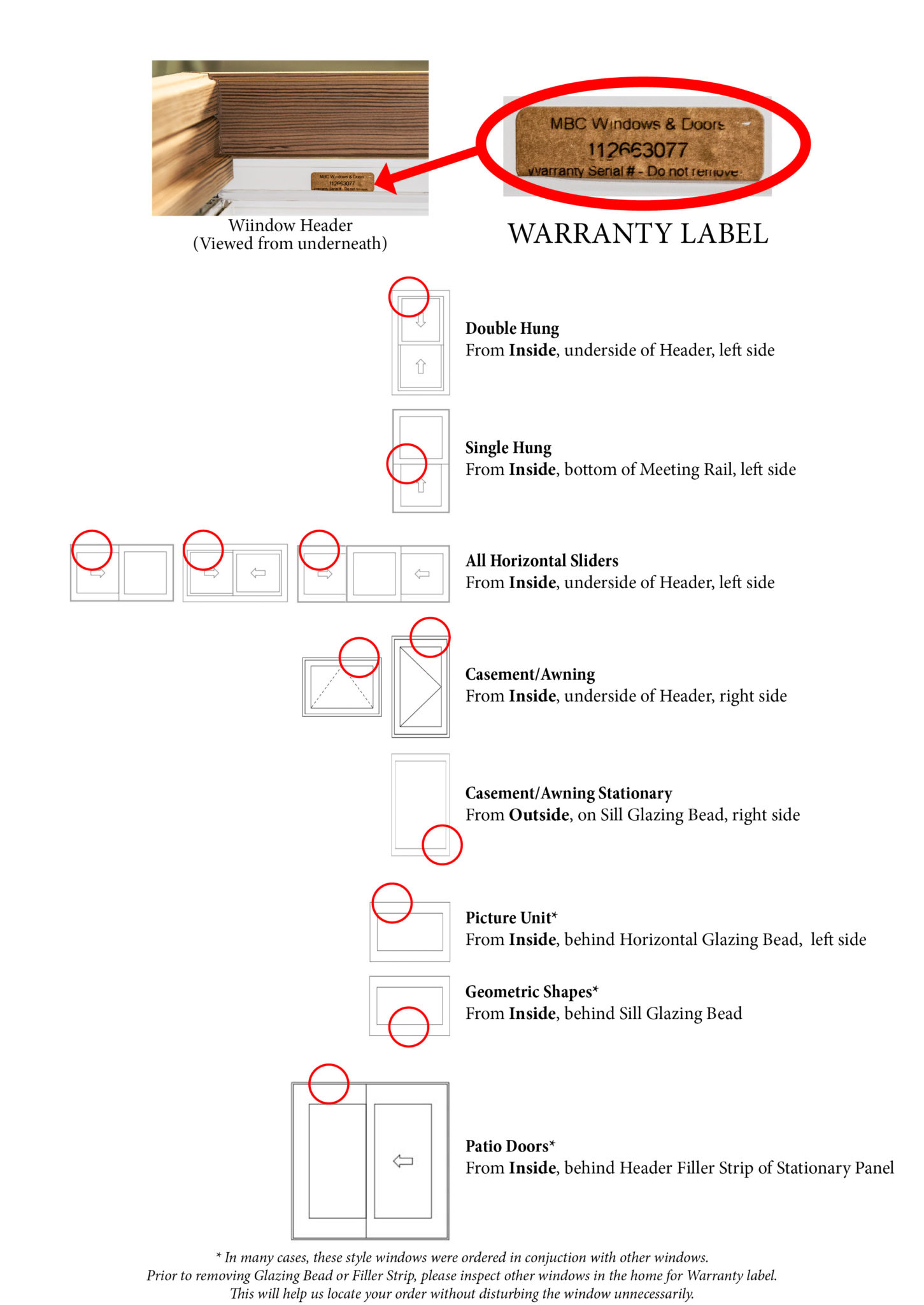 Request Service - Mathews Brothers Windows